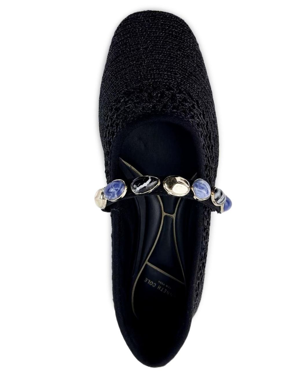Kenneth Cole Zeta Mary Jane Ballet Flats in Blue | Lyst