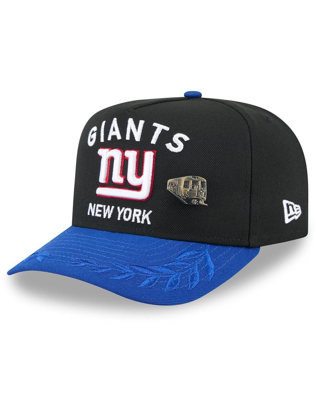 KTZ Black/royal New York Giants 2025 Nfl Draft On Stage A-frame 59fifty ...