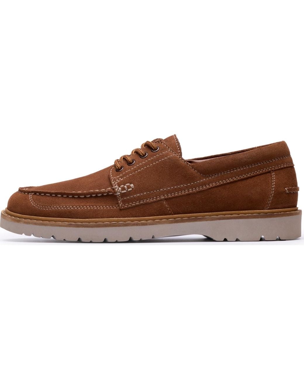 Clarks Weltridge Moc Toe Dress Casual Derby Shoe in Brown for Men | Lyst