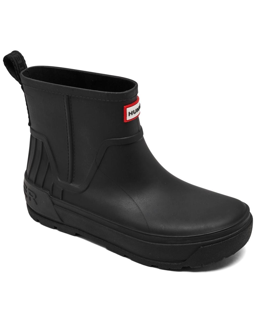 HUNTER Wales Waterproof Rain Booties From Finish Line in Black | Lyst