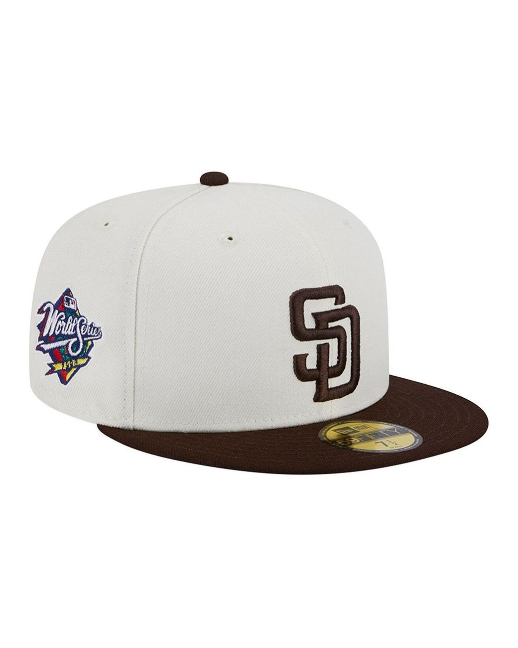 KTZ Stone And Brown San Diego Padres Retro 59fifty Fitted Hat in White ...