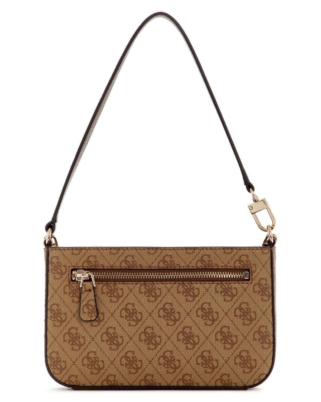 Guess Noelle Ii Small Top Zip Shoulder Bag in Metallic | Lyst
