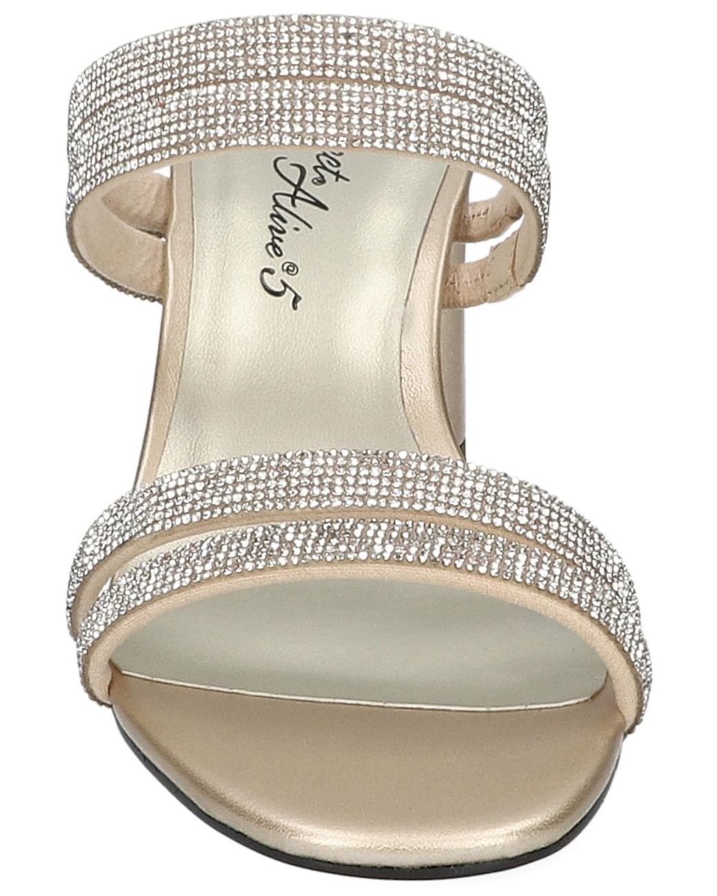 Easy Street Jemma Block Heel Dress Sandals in White | Lyst