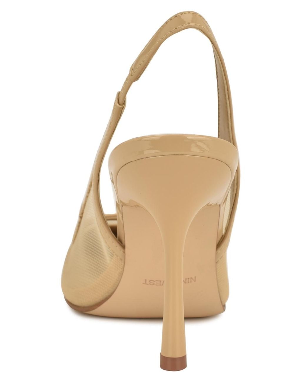 Nine West Jermain Slingback Dress Pumps in Natural | Lyst