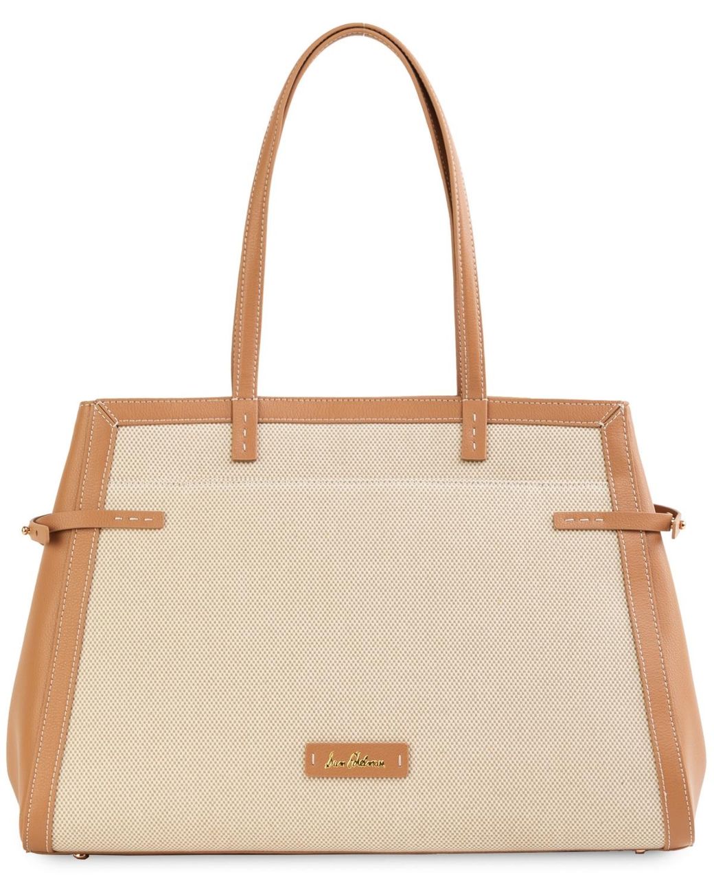 Sam Edelman Lorraine Large Shoulder Bag in Natural | Lyst