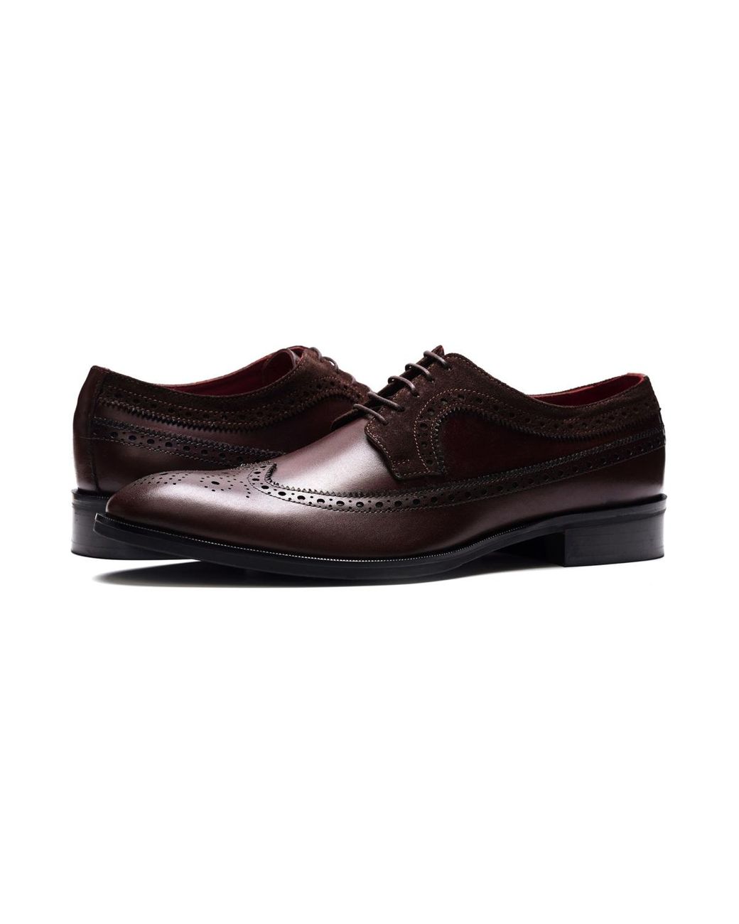 Carlos By Carlos Santana Felix Wingtip Shoe in Brown for Men | Lyst