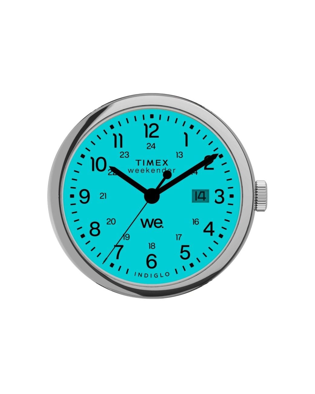 Timex Analog Leather Strap Watch in Blue for Men | Lyst