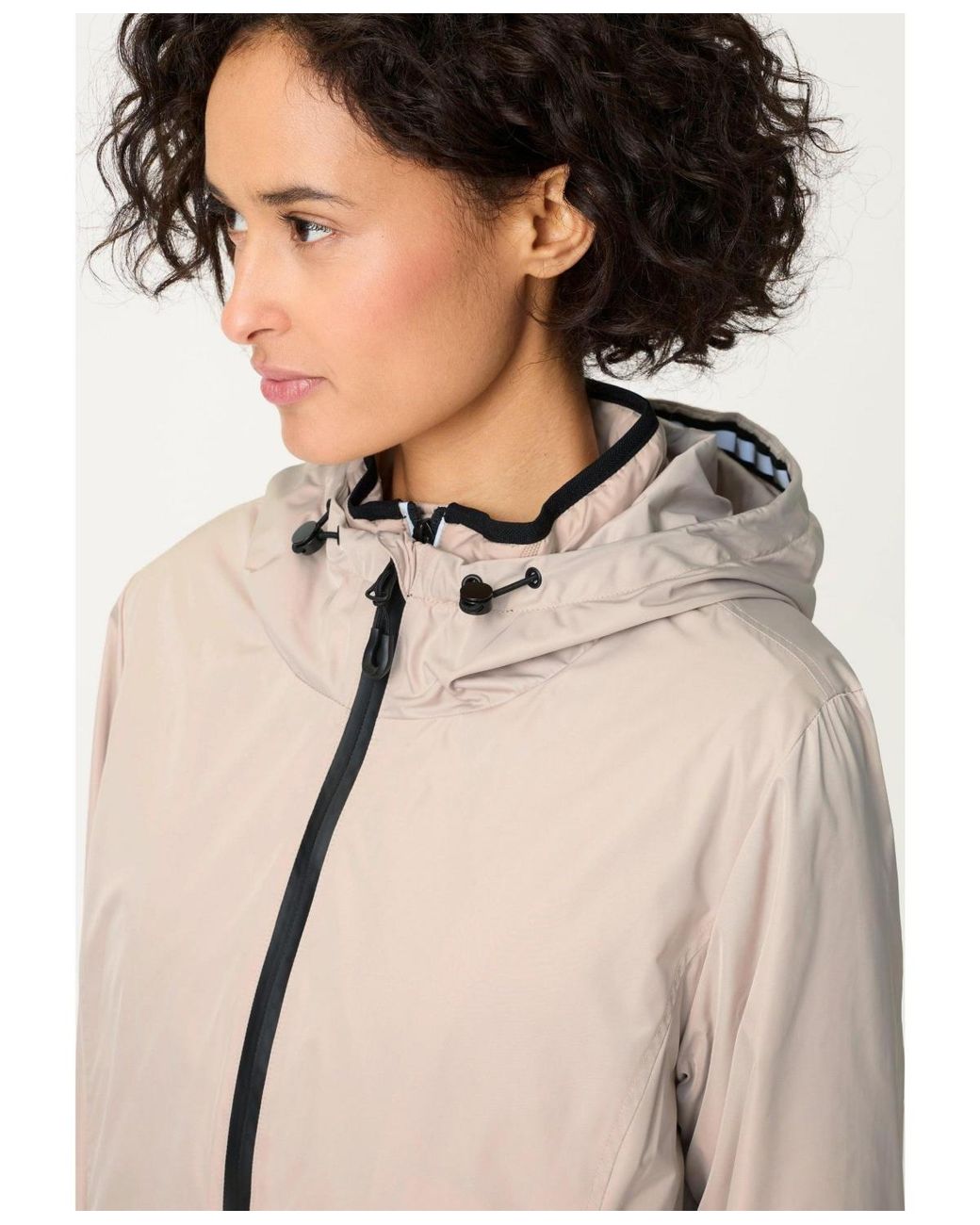 Olsen Convertible Jacket in Natural | Lyst