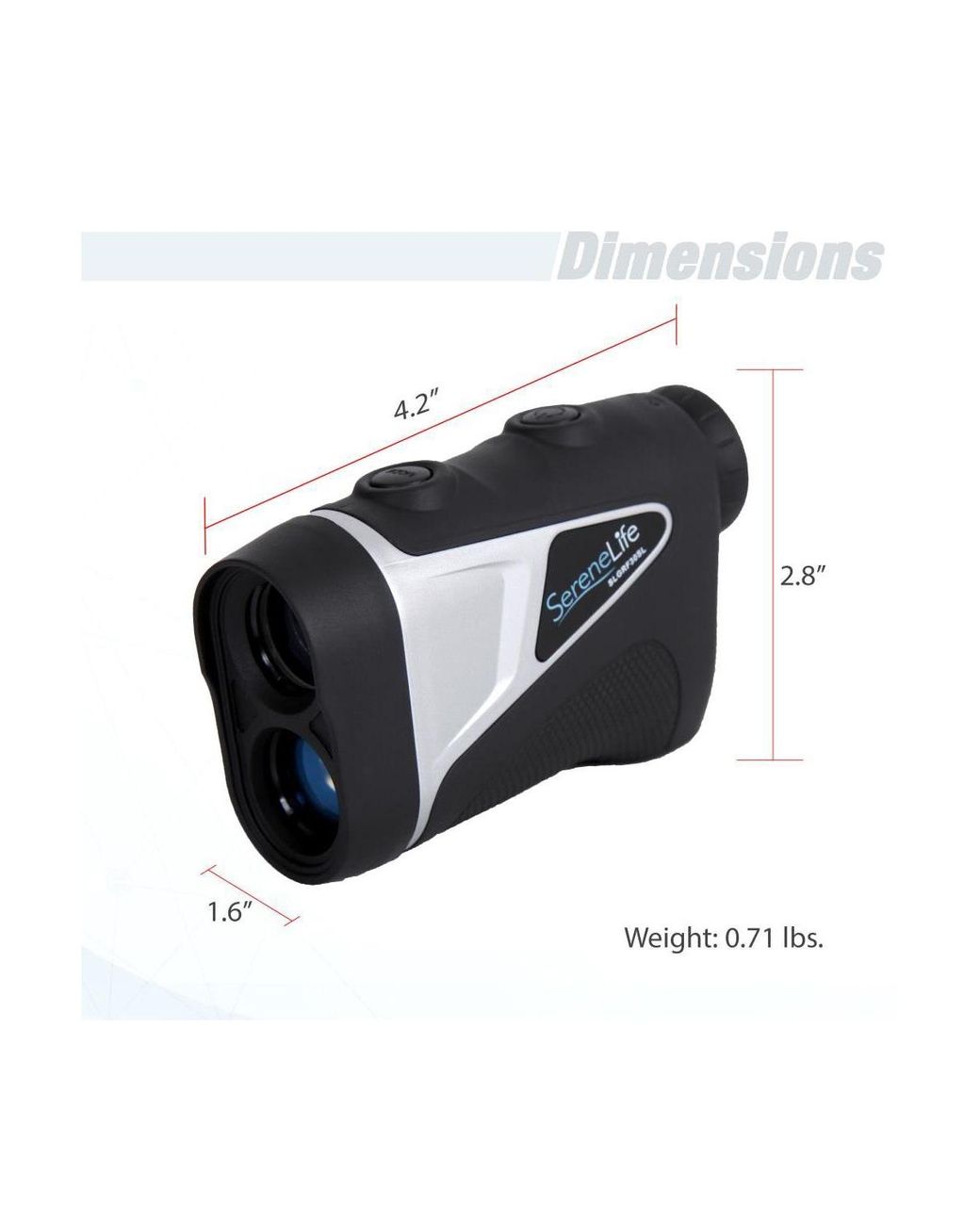 SereneLife Golf Laser Range Finder Monocular in Black | Lyst