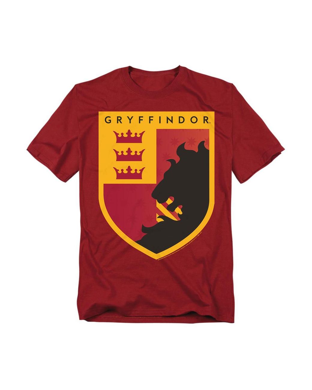 Harry Potter Gryffindor Crown Shield T Shirt in Red for Men | Lyst