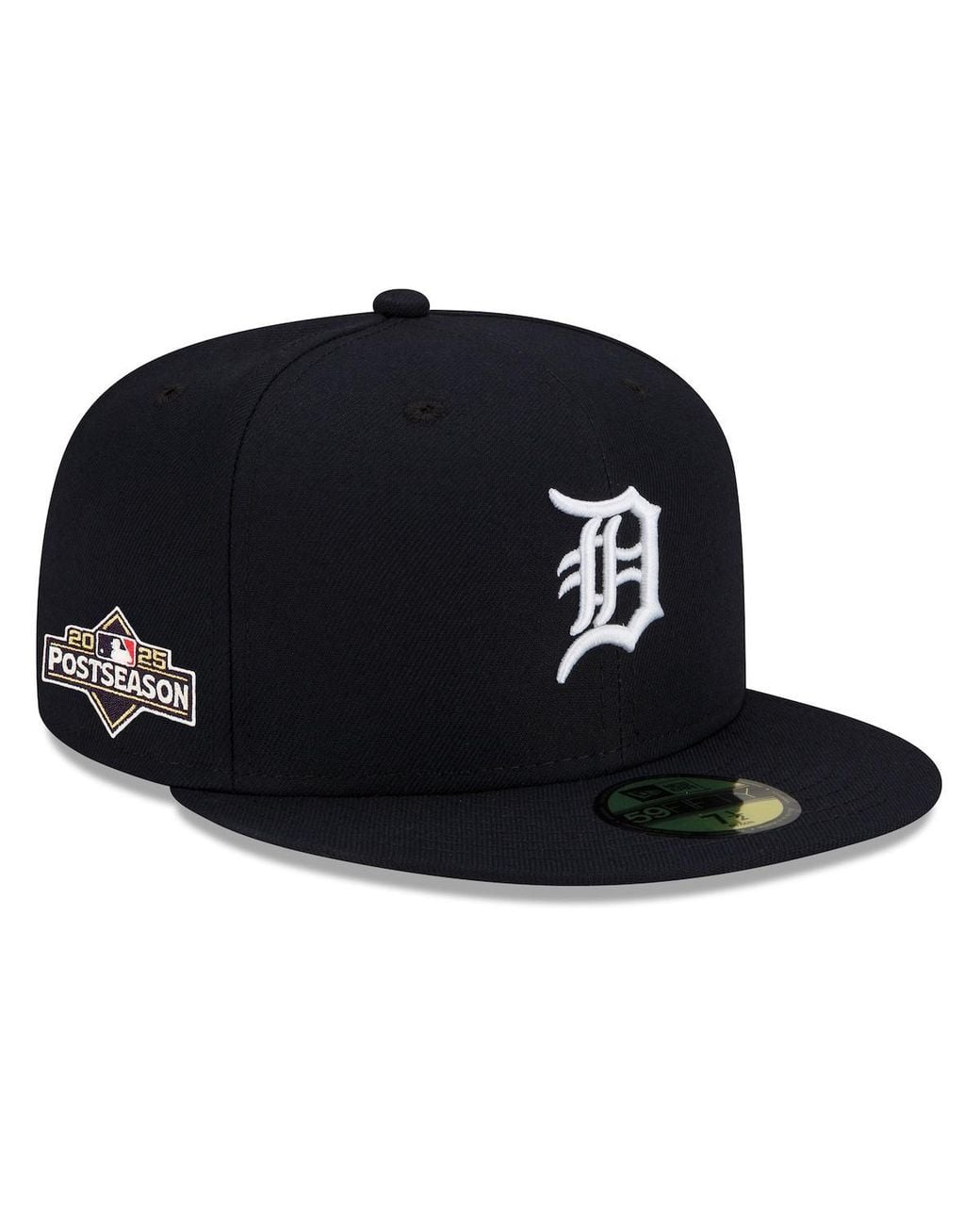 KTZ Detroit Tigers 2025 Mlb Postseason Side Patch 59fifty Fitted Hat in ...