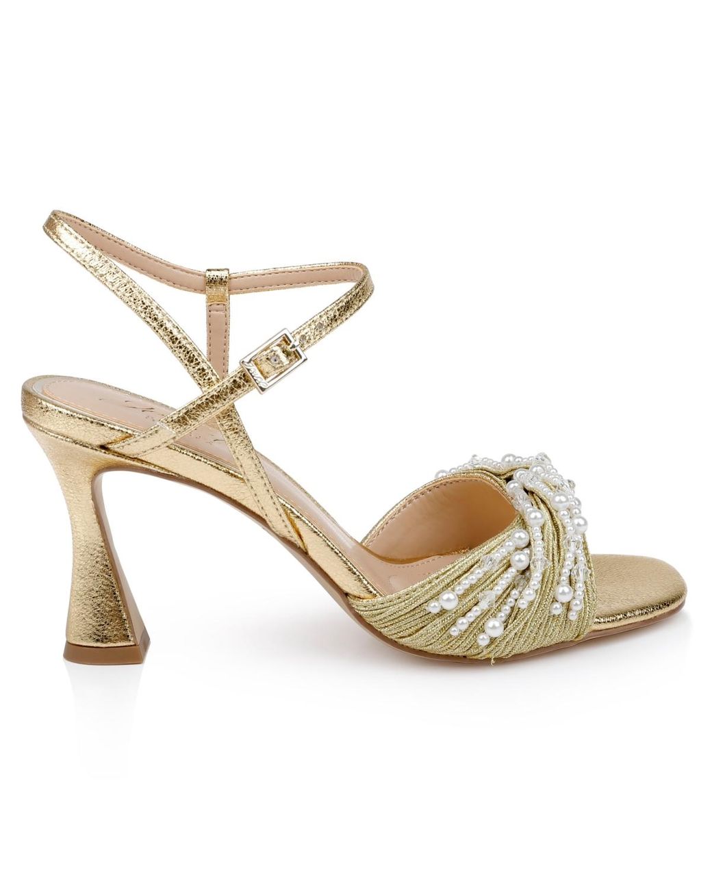 Badgley Mischka Fanny Dress Sandals in Metallic | Lyst