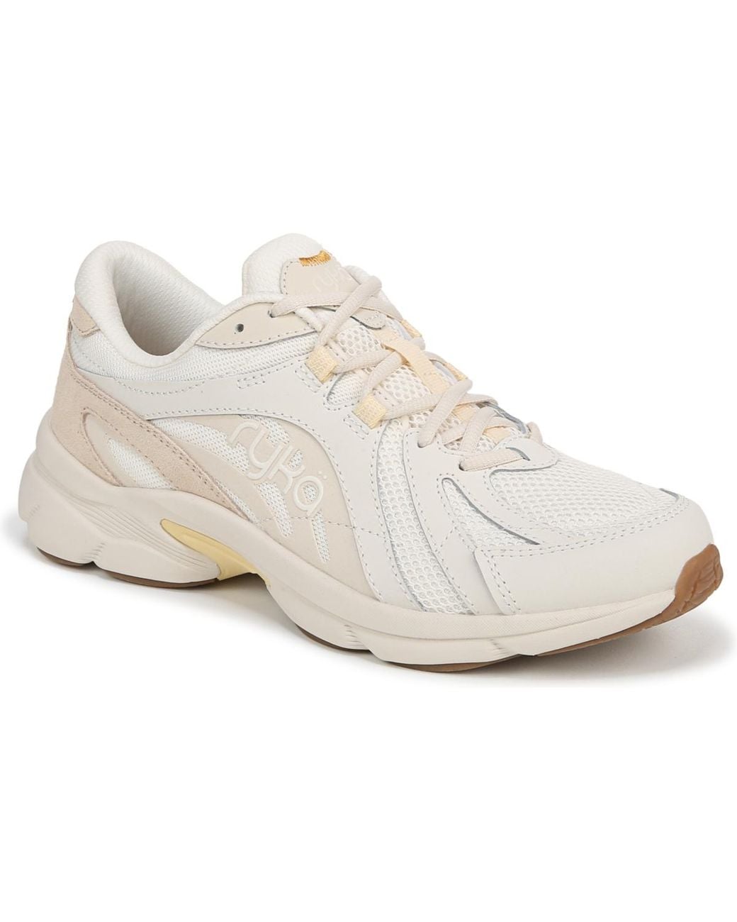 Ryka Skylift Lace Up Walking Sneakers in White | Lyst