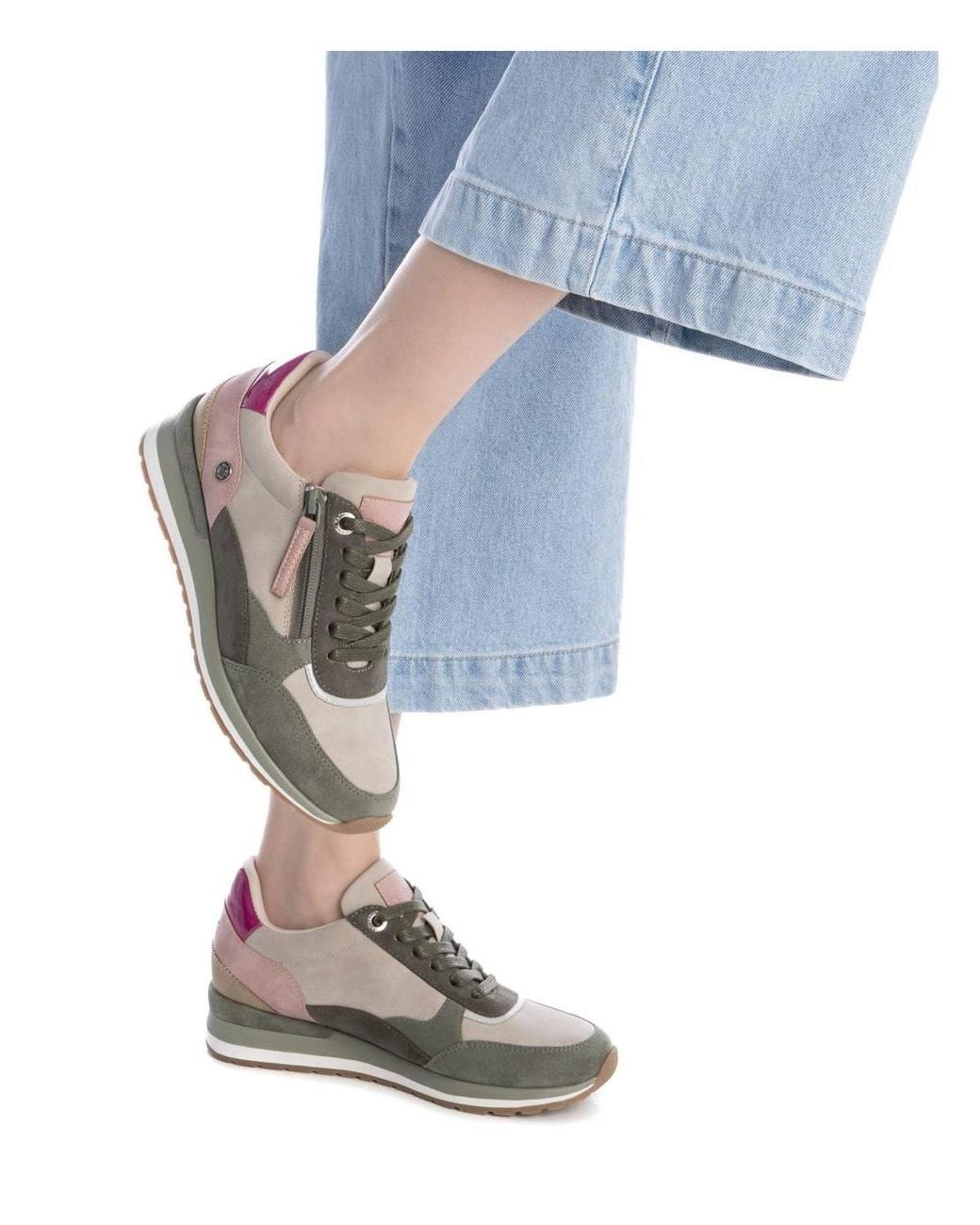 Xti Casual Sneakers By in Green | Lyst