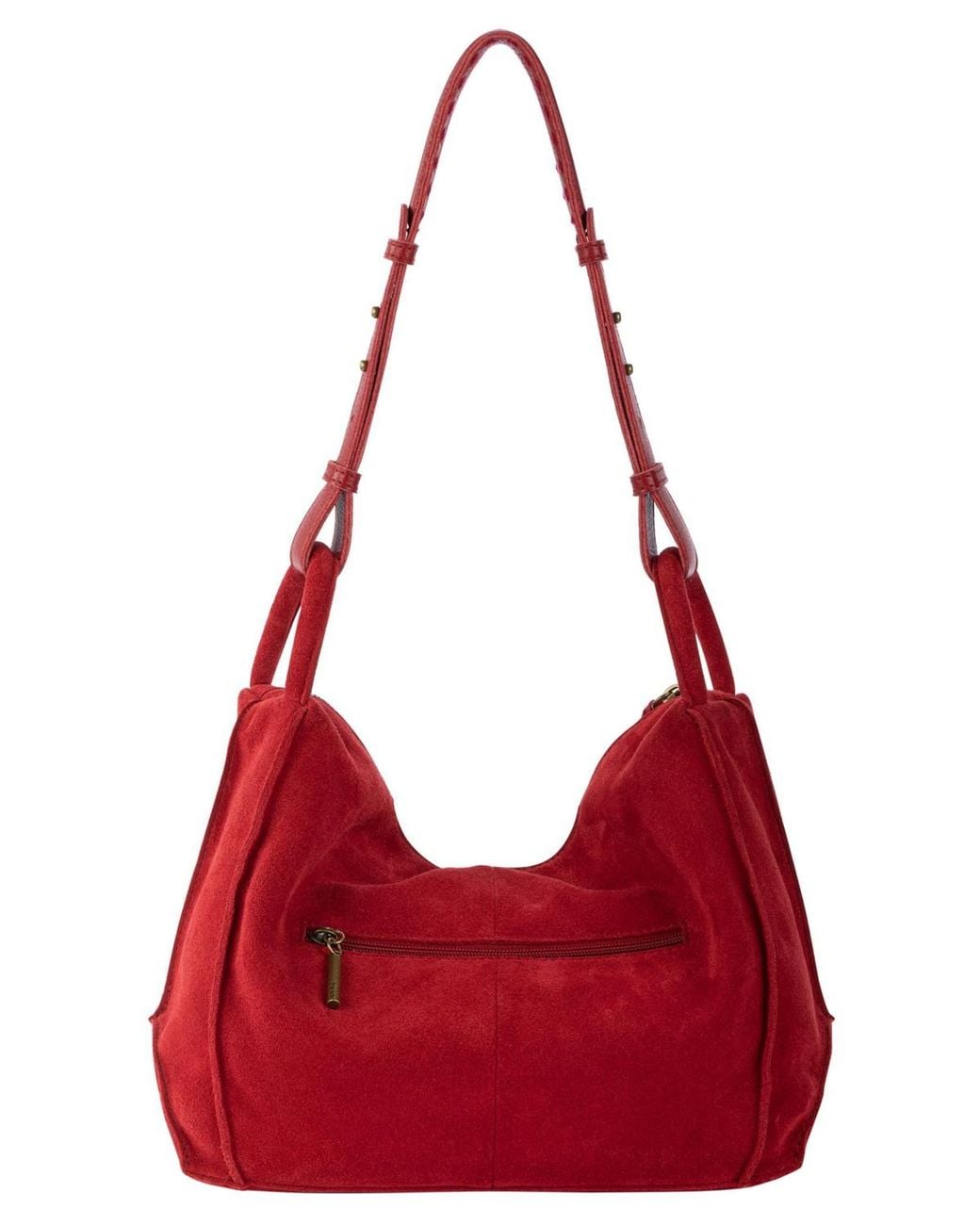 The Sak Los Feliz Leather Medium Hobo Bag in Red | Lyst