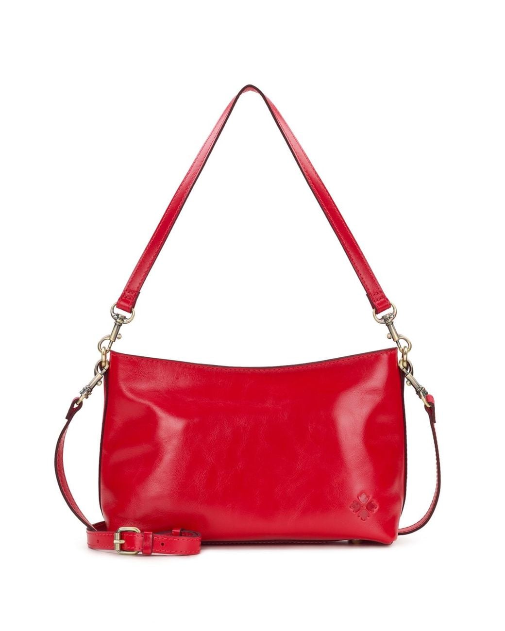Patricia Nash Betta Medium Leather Crossbody in Red | Lyst
