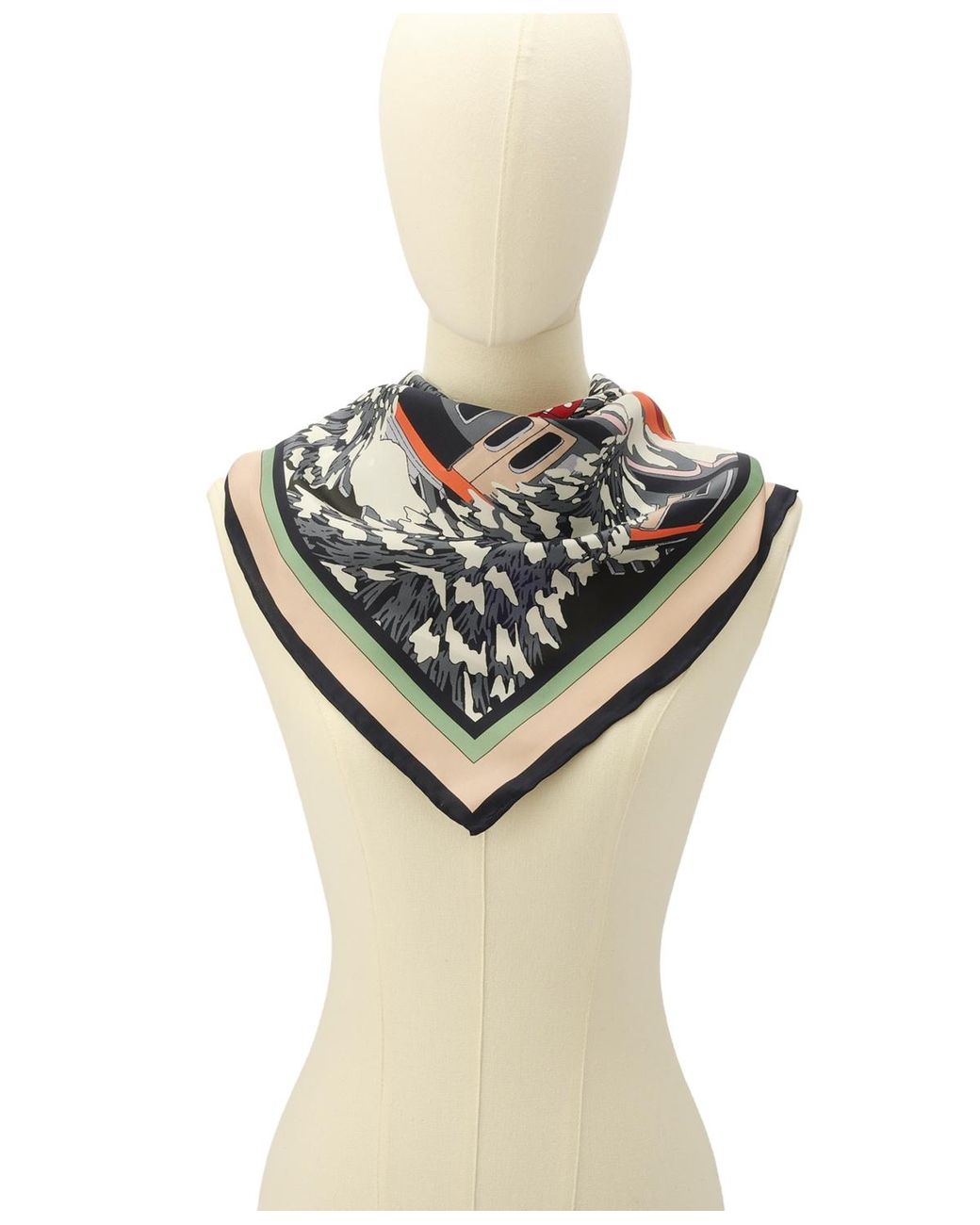 Kate Spade Snow Globe Square Scarf in Black | Lyst