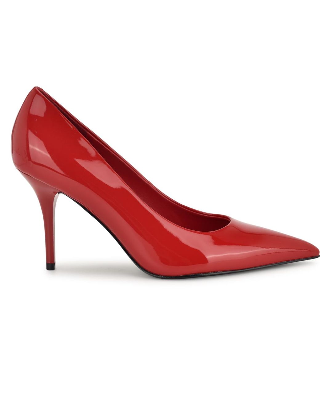 Nine West Princesa Slip-on Stiletto Pumps in Red | Lyst