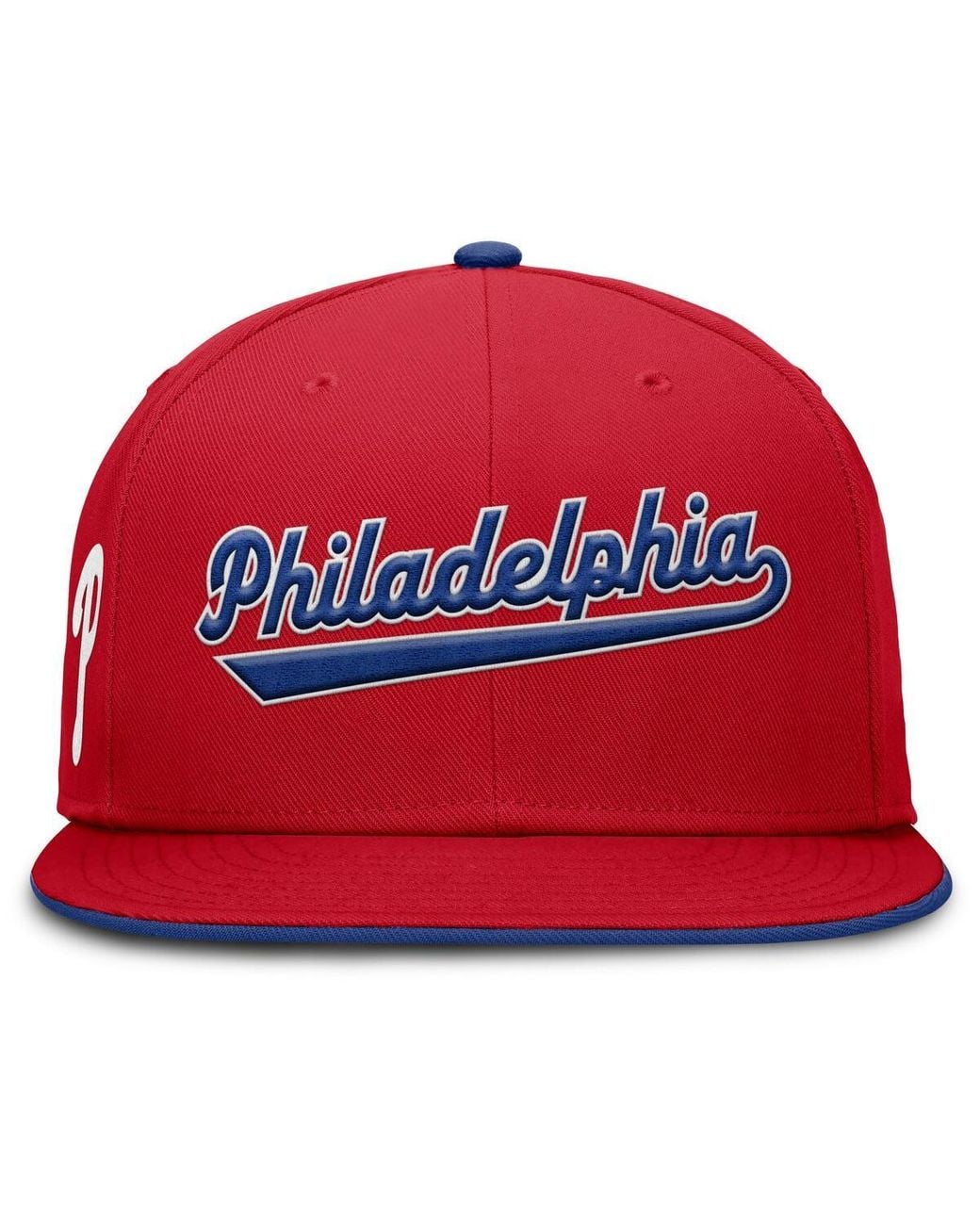 Nike Philadelphia Phillies True Performance Fitted Hat in Red for Men ...