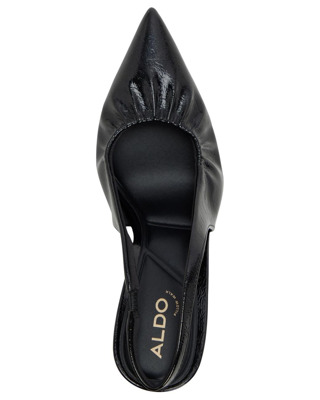 ALDO Mystie Pointed Toe Slingback Pumps in Black | Lyst