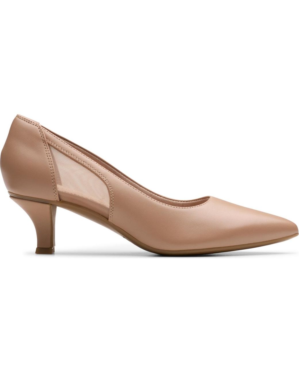 Clarks Kepley Cora Slip-on Pumps in Natural | Lyst