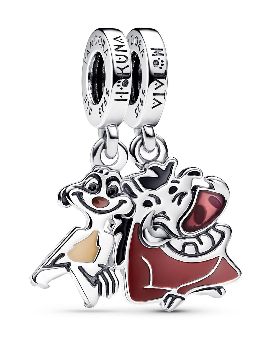 PANDORA Sterling The Lion King Timon Pumbaa Splittable Dangle Charm in ...