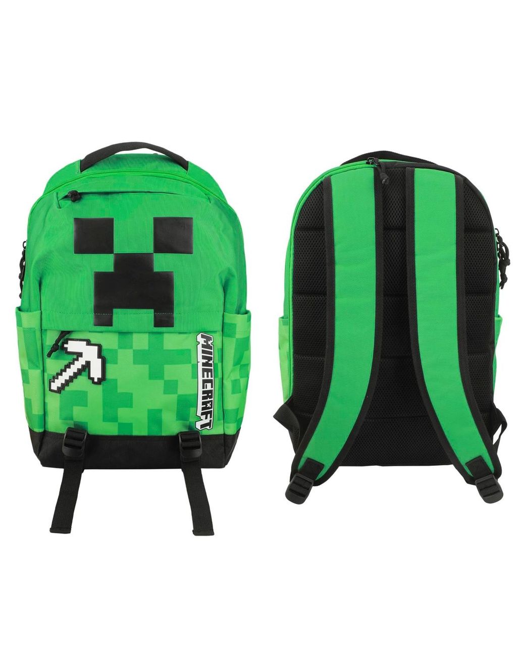 Minecraft Creeper & Pickax Green 17.5" Backpack | Lyst