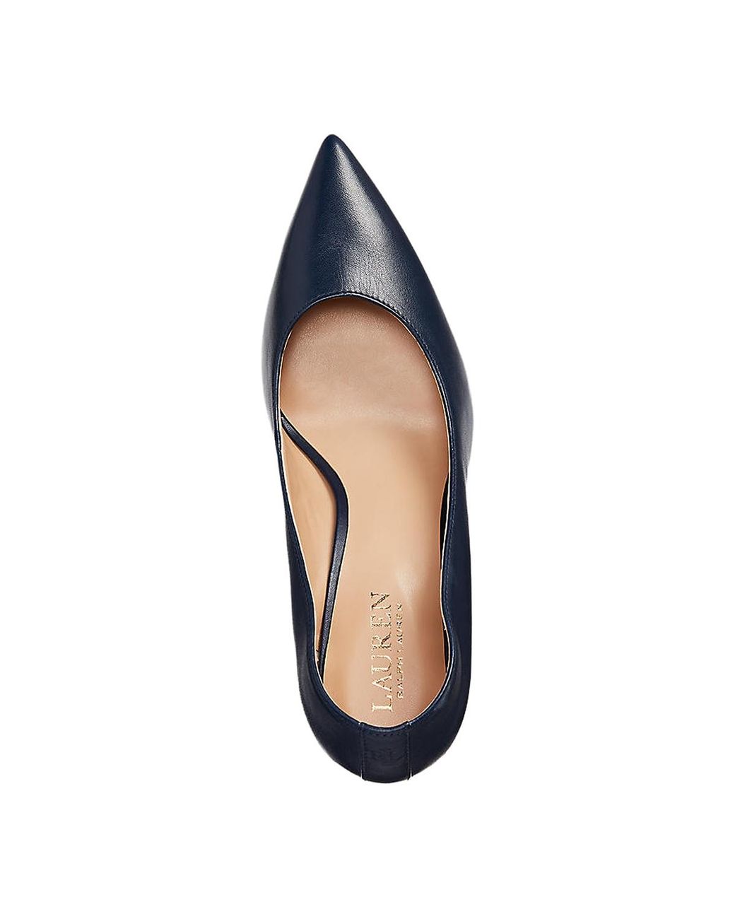 Ralph Lauren Lanette Pointed Toe Pumps in Blue | Lyst
