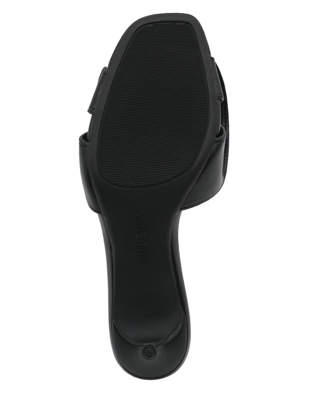 On 34th Archerr Slide Sandals in Black | Lyst