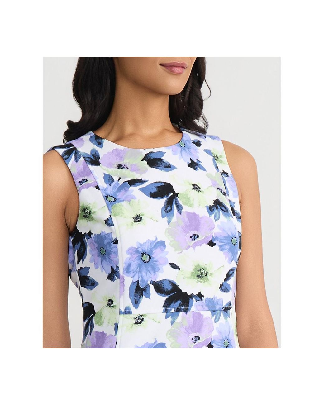 Kasper Prncs Seam Sheath Spring in Blue | Lyst