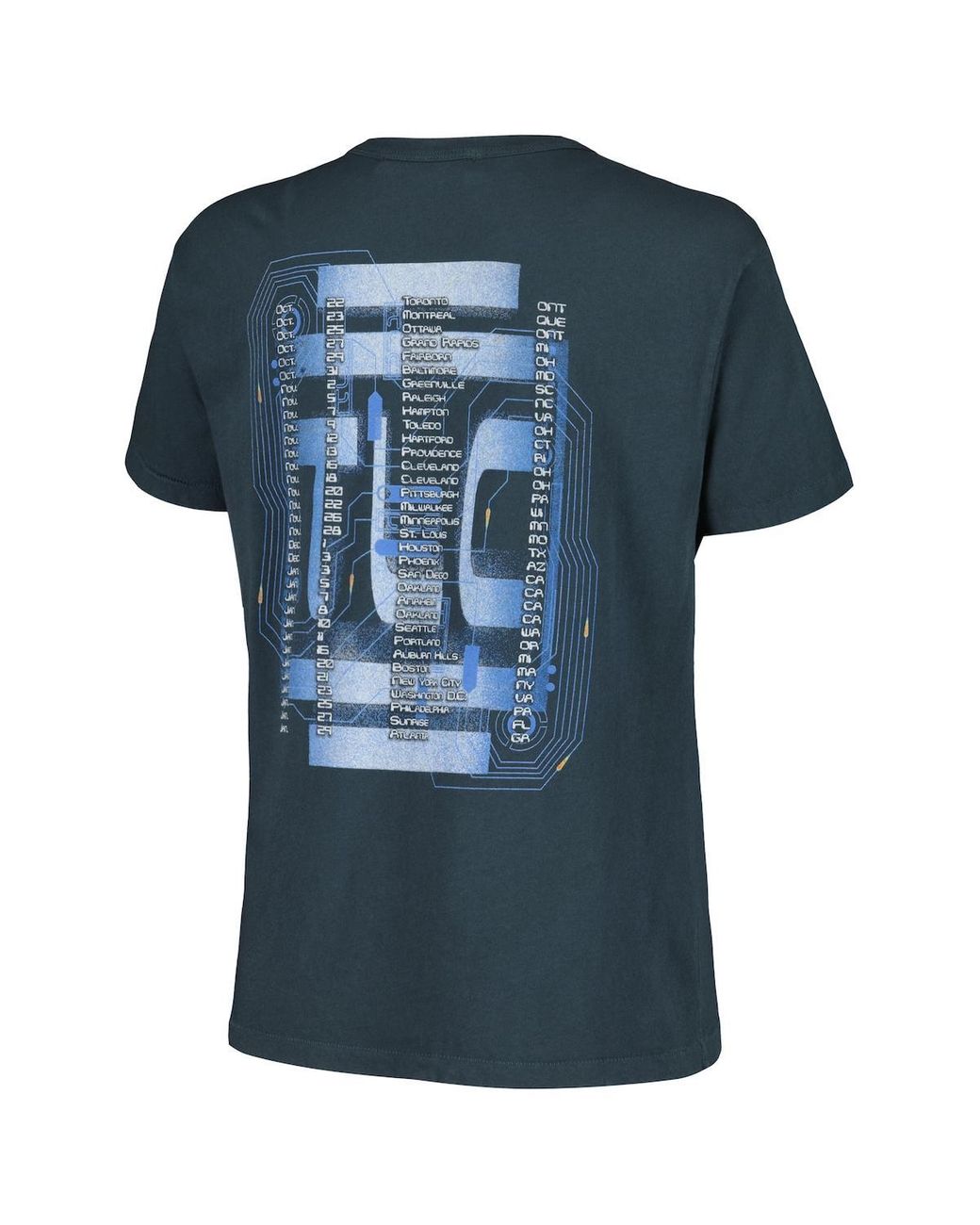 Daydreamer Tlc Fan Mail Tour Graphic Ringer T-shirt in Blue | Lyst