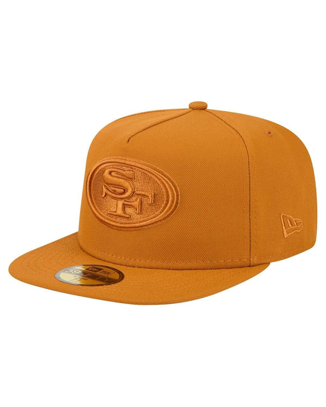KTZ San Francisco 49ers Color Pack A-frame 59fifty Fitted Hat in Orange ...
