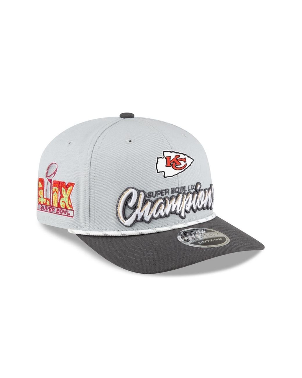 KTZ Gray Kansas City Chiefs Super Bowl Lix Champions Locker Room ...