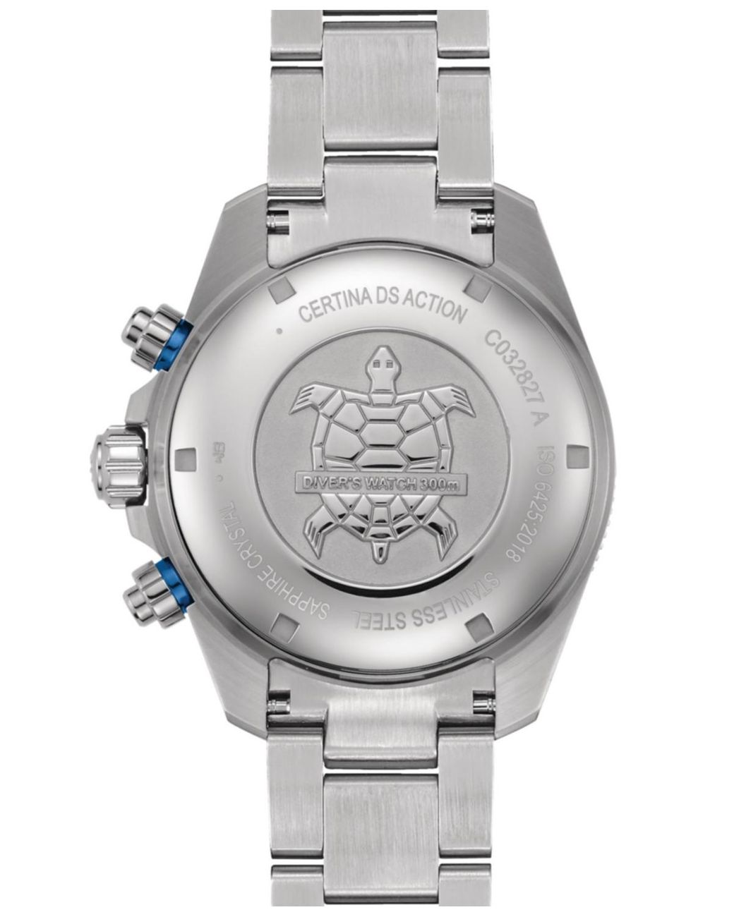 Certina Swiss Automatic Chronograph Ds Action Stainless Steel Bracelet ...