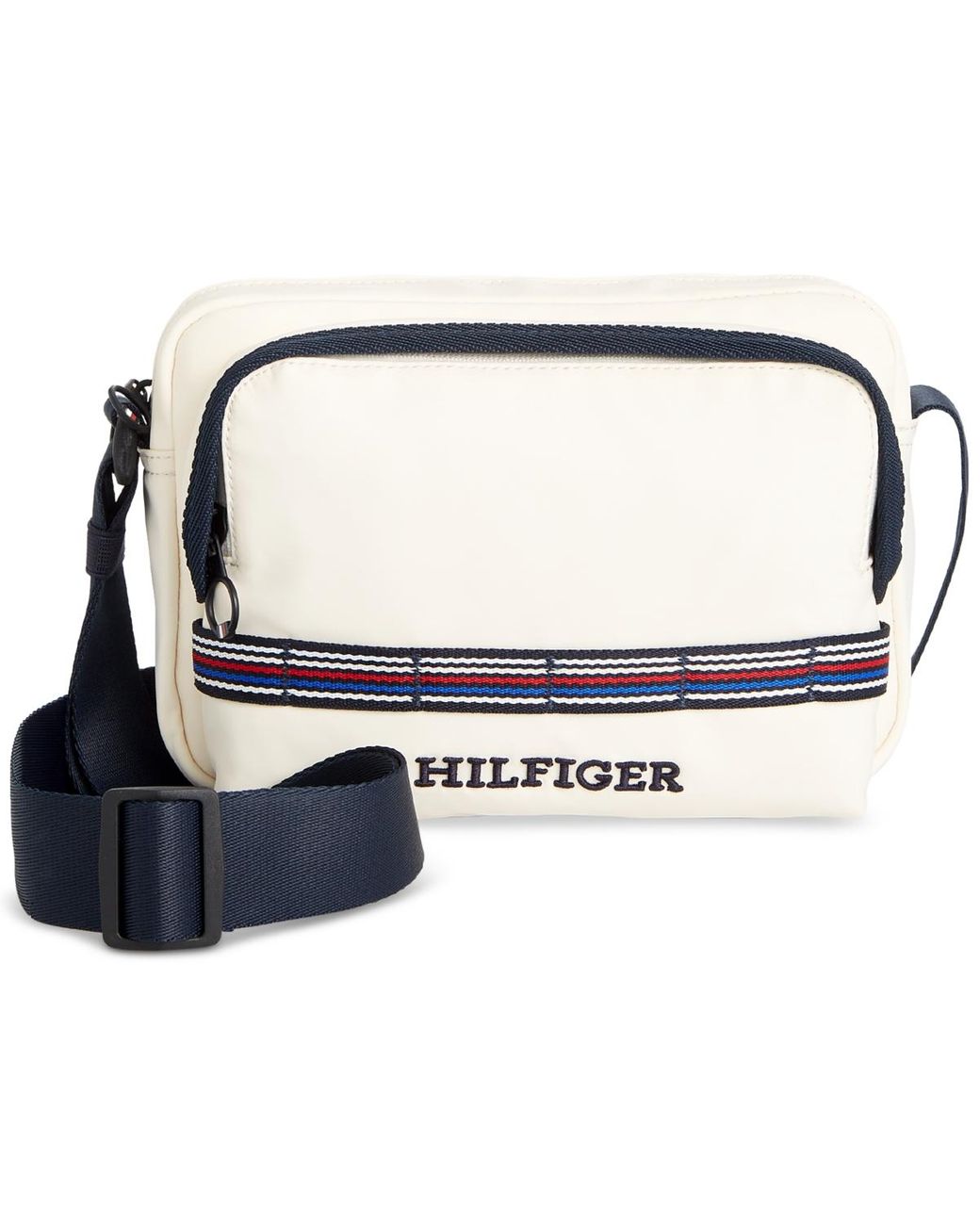Tommy Hilfiger Monotype Logo Reporter Bag in Blue for Men | Lyst