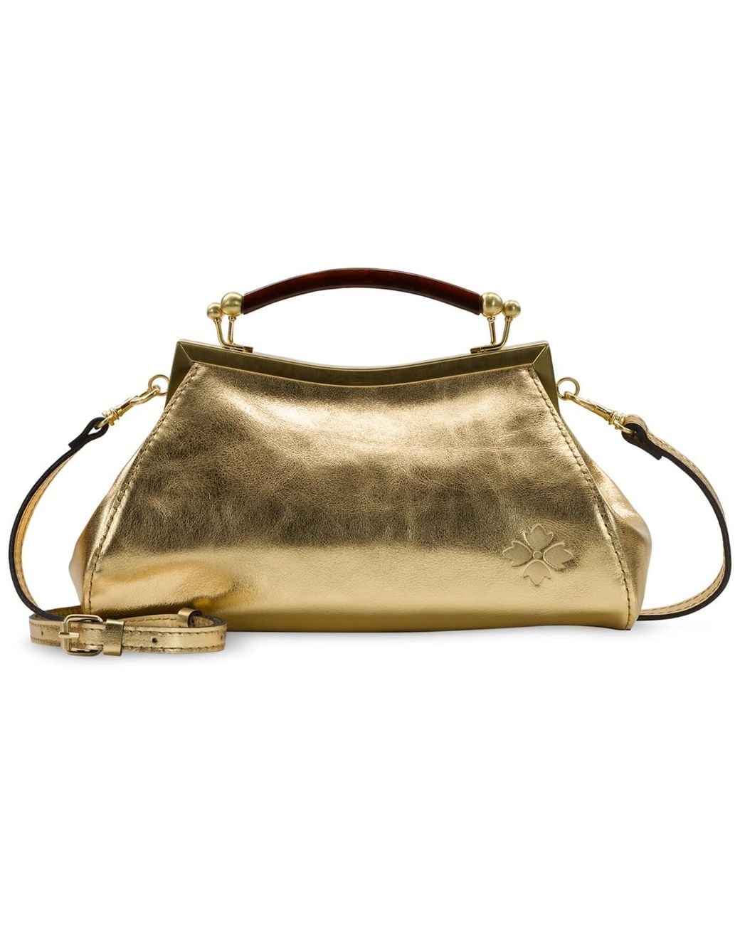 Patricia Nash Kelmscott Frame Bag in Metallic | Lyst
