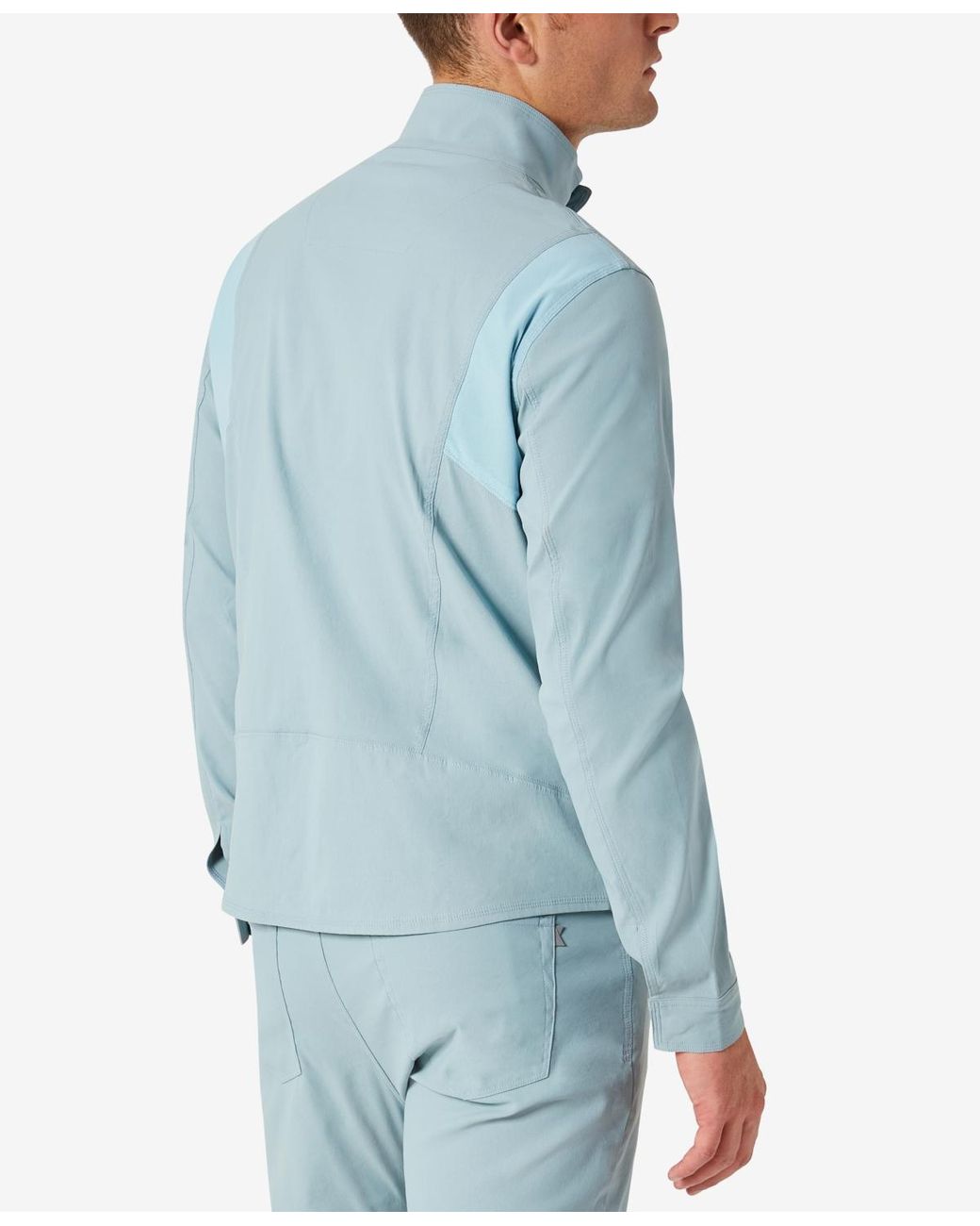 Kenneth Cole Utility Jacket in Blue for Men | Lyst