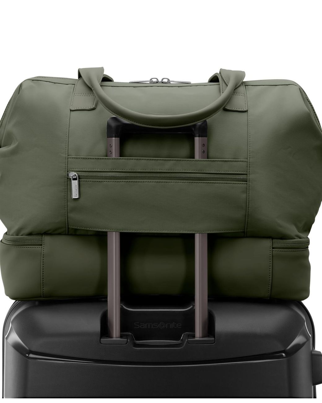 Samsonite Better Than Basic Drop Bottom Weekender Duffel in Green | Lyst