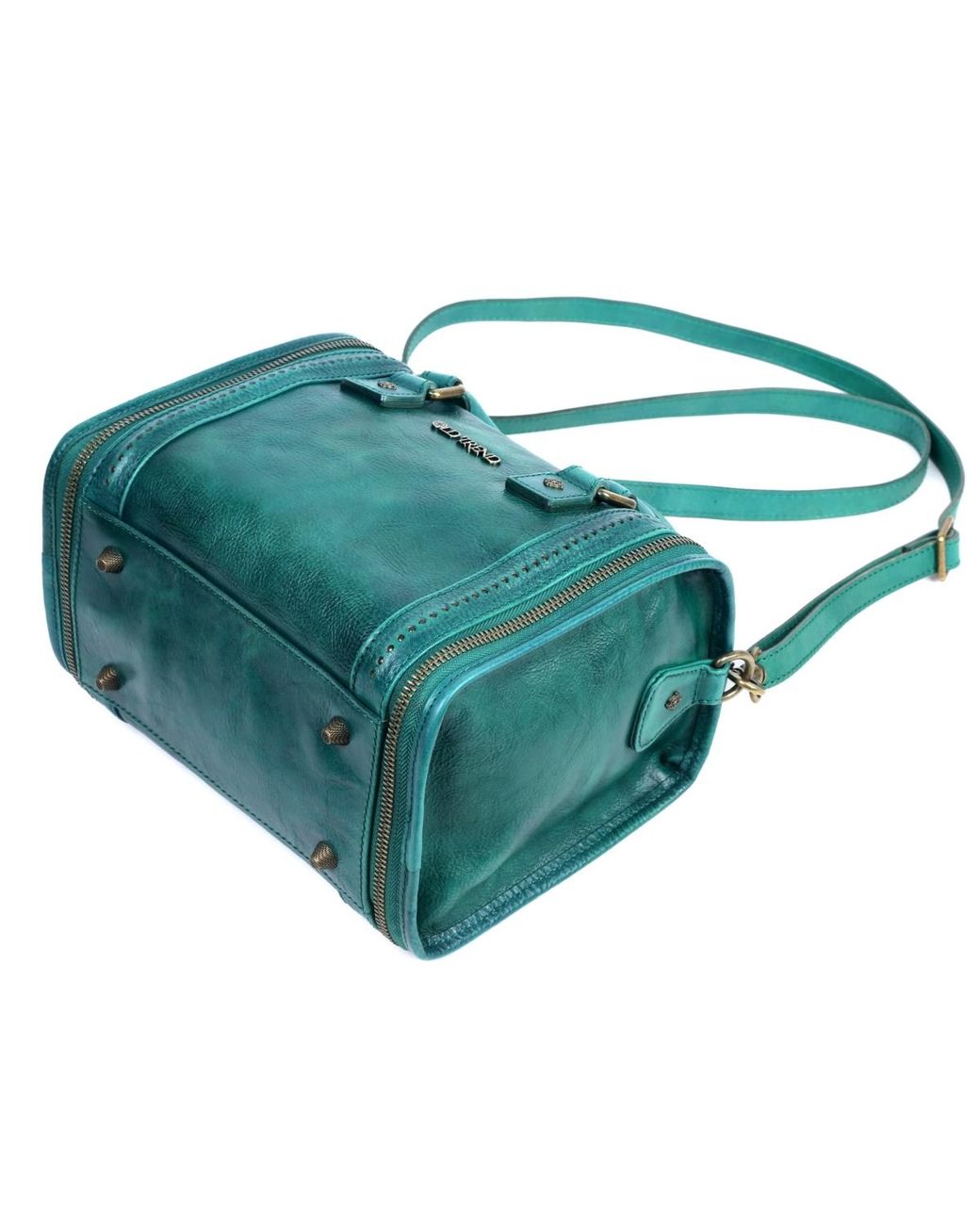 Old Trend Genuine Leather Mini Trunk Crossbody Bag in Green | Lyst