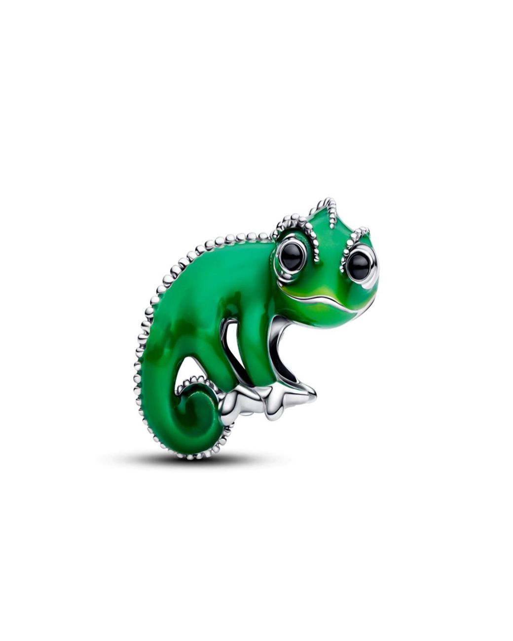 PANDORA Disney Tangled Pascal Color Changing Charms in Green | Lyst