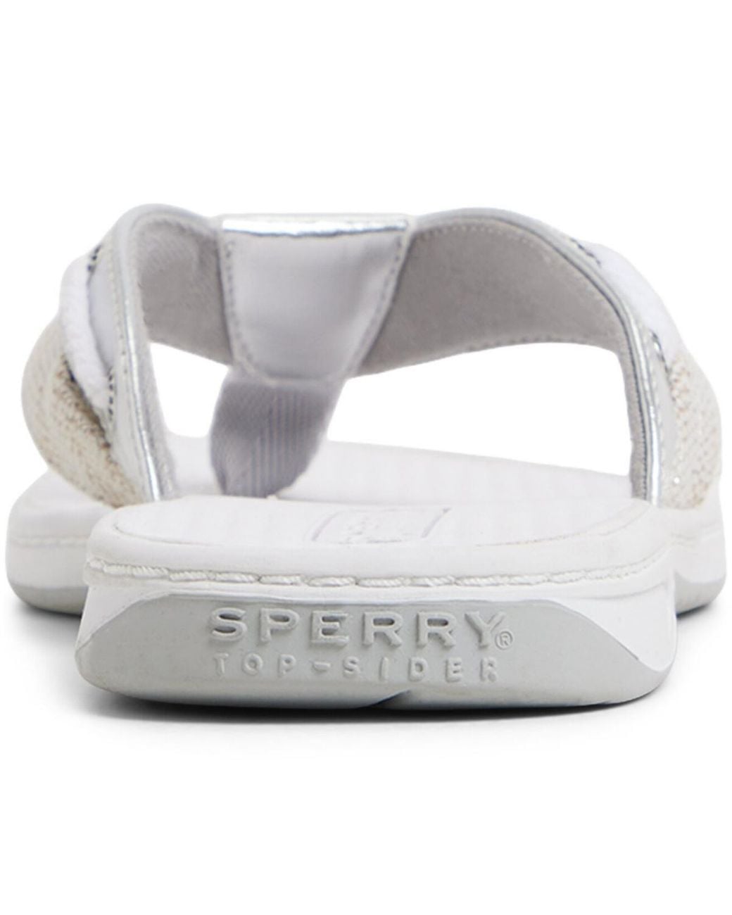 Sperry Top-Sider Sable Fish Thong Slip-on Sandals in White | Lyst