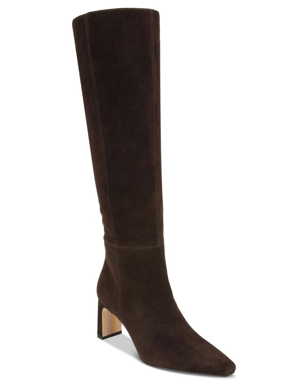 Sam Edelman Sylvia Wide-calf Dress Boots in Brown | Lyst
