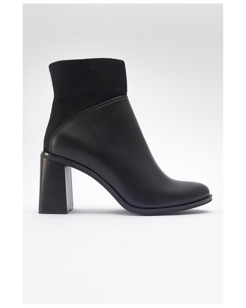 Prologue Shoes Ropa Block Heel Zip Boot () in Black | Lyst