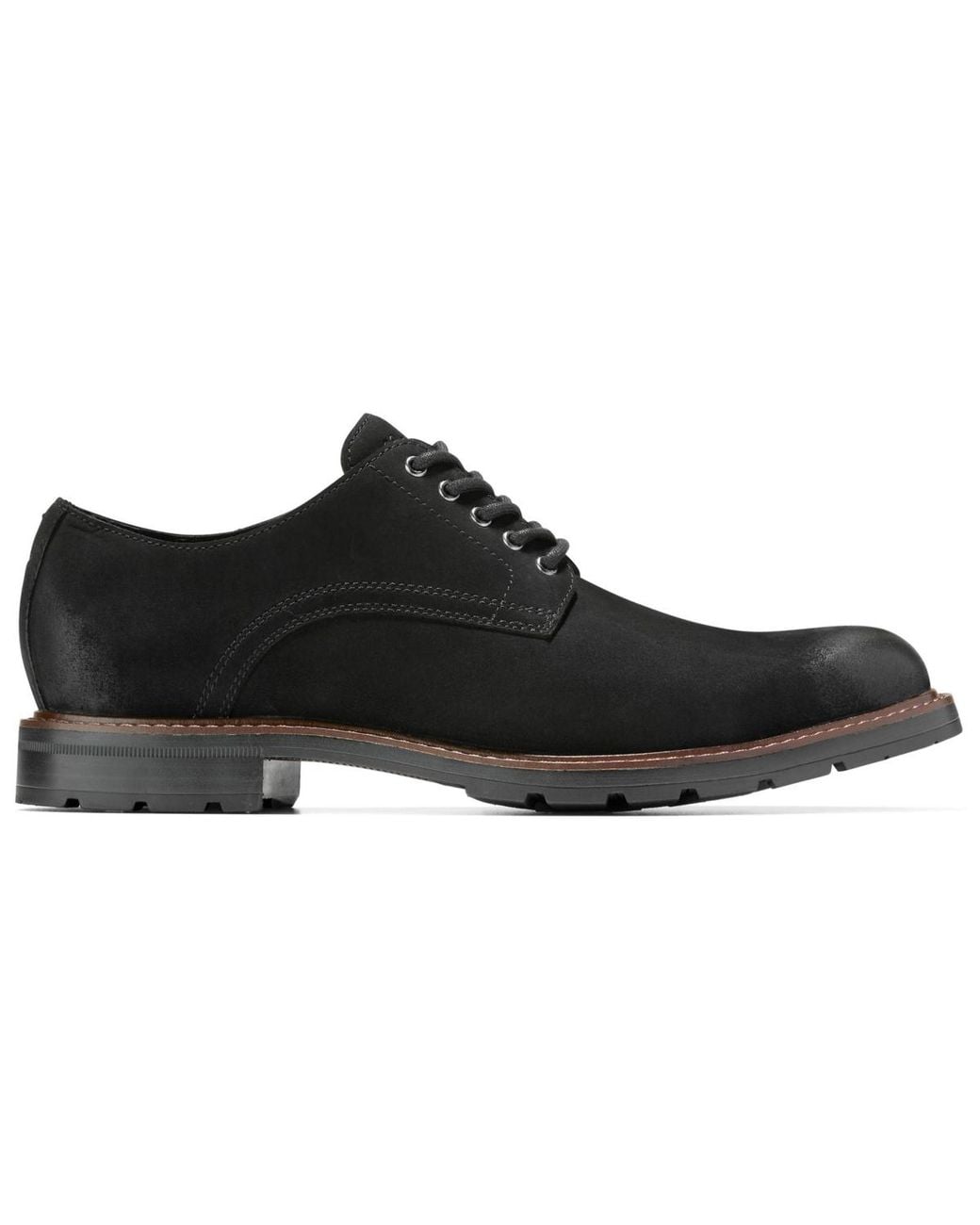 Cole Haan Chamberlin Grand Plain Toe Oxfords in Black for Men | Lyst