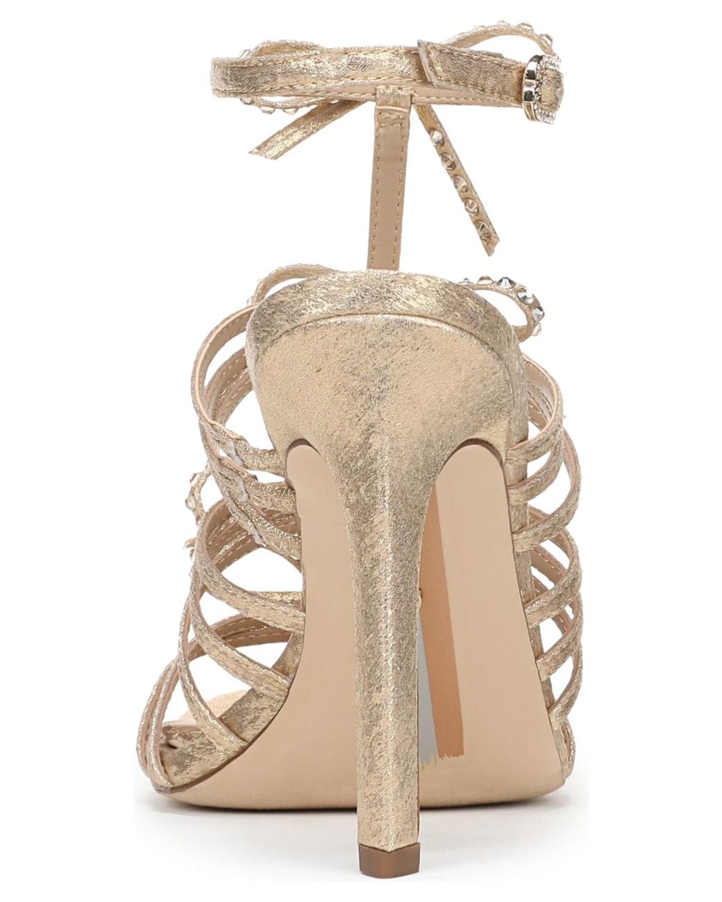 Sam Edelman Iman Strappy Sandals in Metallic | Lyst