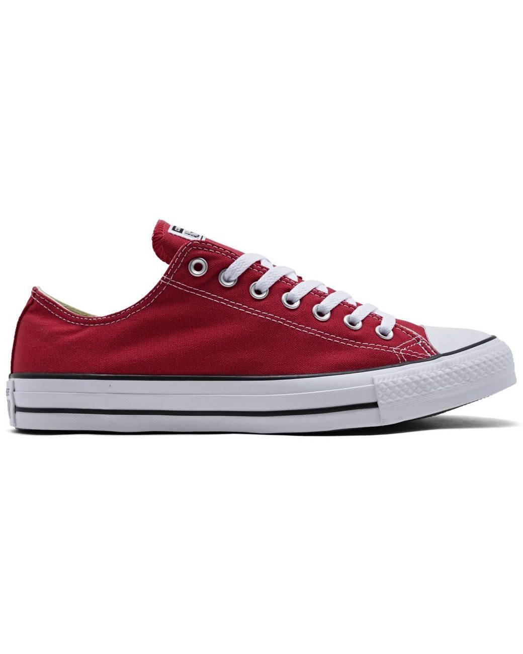 Converse Chuck Taylor Low Top Sneakers From Finish Line in Red for Men ...