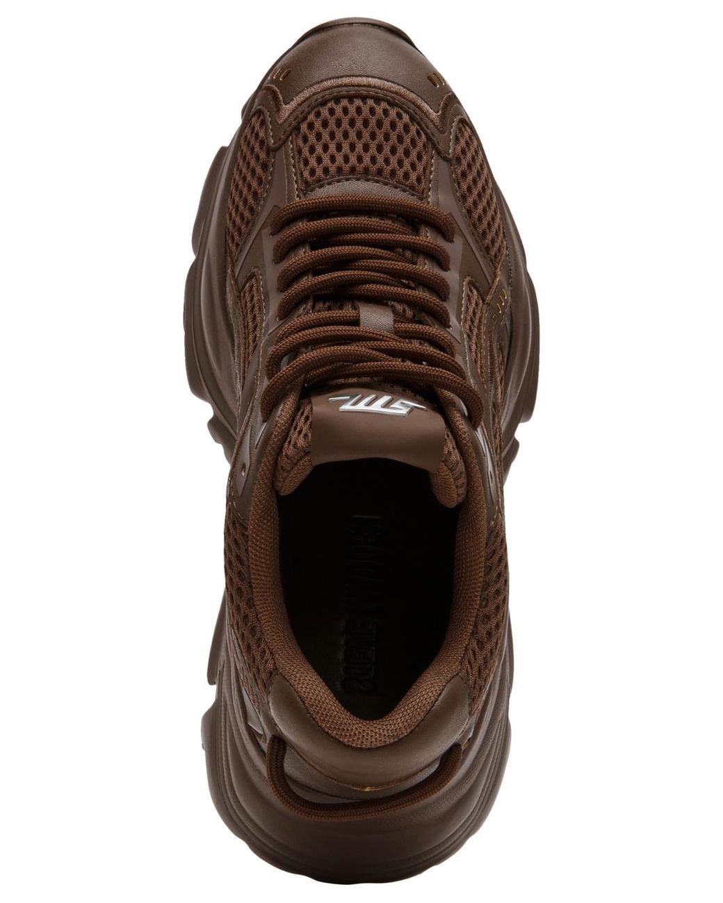 Steve Madden Ripper Platform Lace-up Sneakers in Brown | Lyst