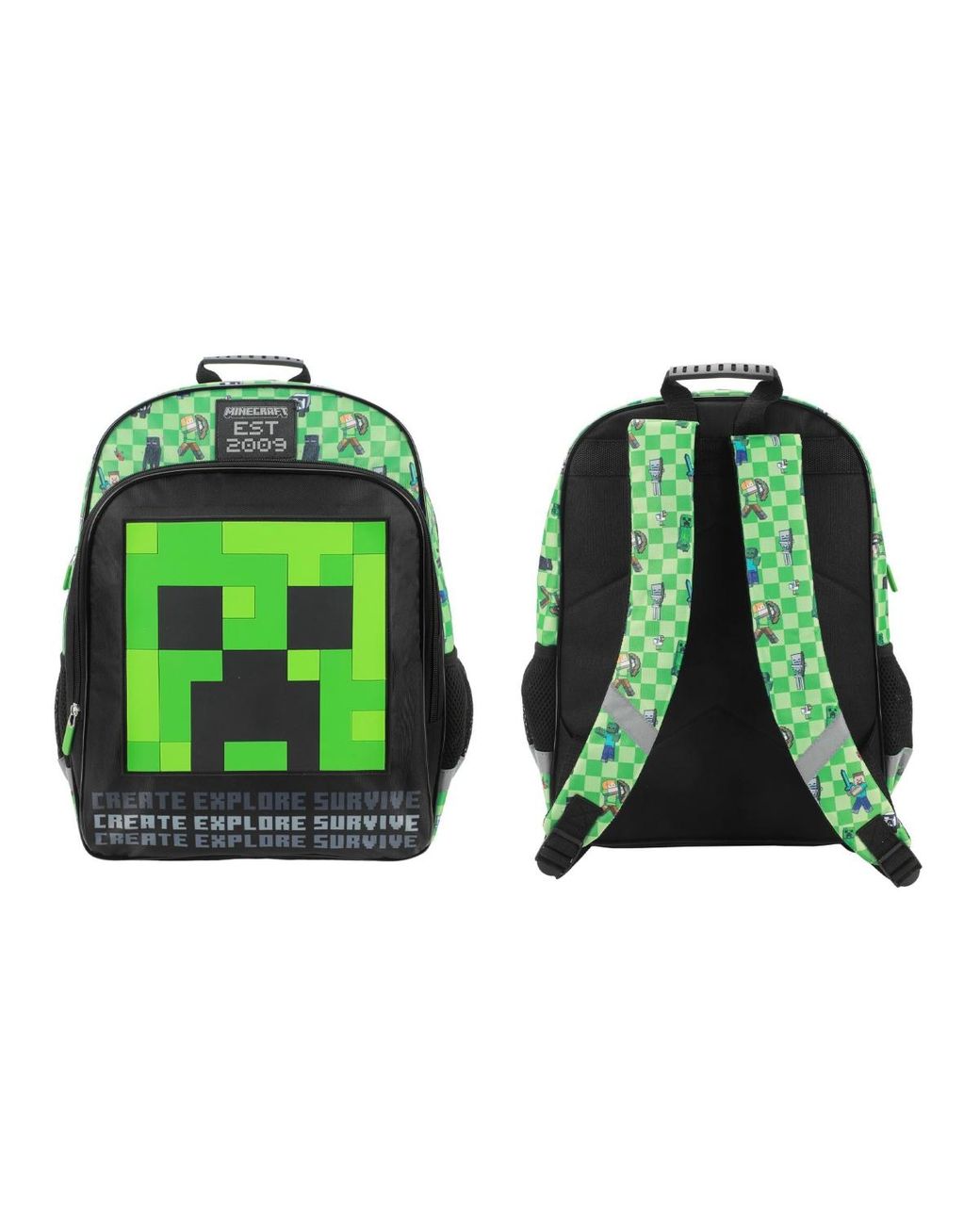 Minecraft 16" Kid's Backpack For School And Travel in Green | Lyst