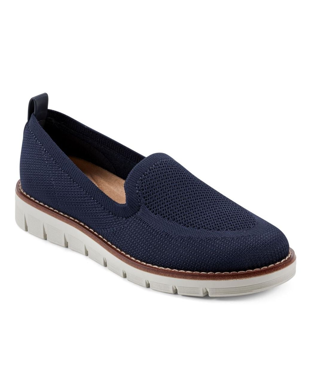 Easy Spirit Valina Knit Easy-on Flat Loafers in Blue | Lyst