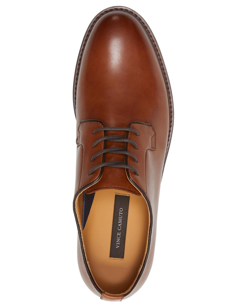 Vince Camuto Orin Blucher Leather Dress Shoe in Brown for Men | Lyst